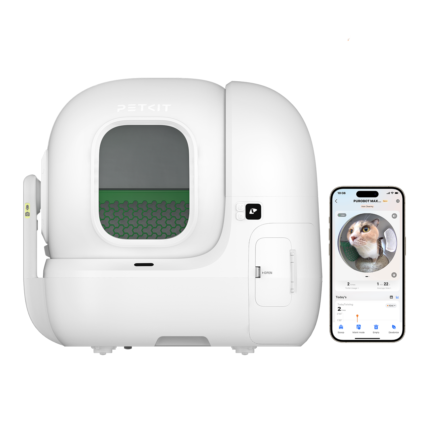 Purobot Max Pro Automatic Cat Litter Box with AI Camera | PETKIT NZ